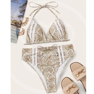 Swim | Snake Skin Print Bikini | Poshmark